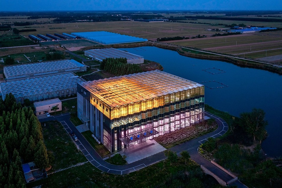 Granja vertical Hengshui por van Bergen Kolpa Architects